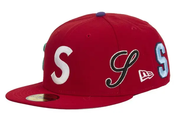 Supreme S Logo New Era 59fifty Fitted Cap - Red