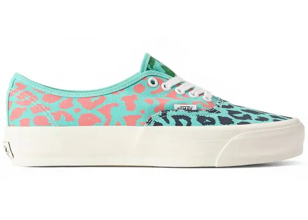 VANS Premium Authentic Sneakers - Cheetah Pool Blue