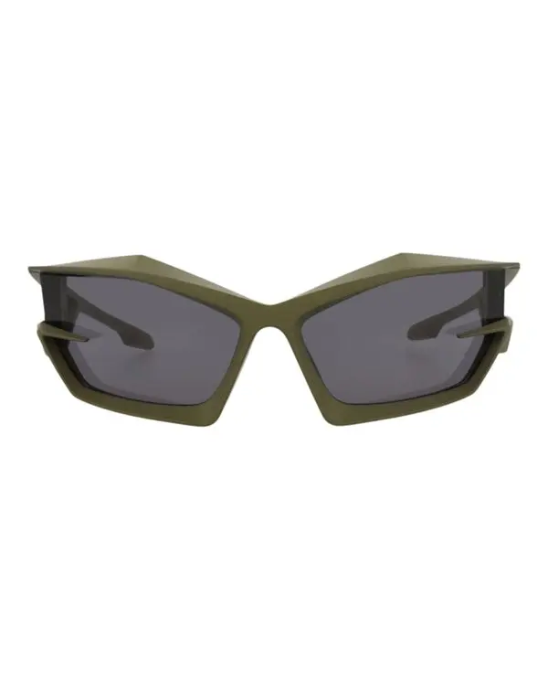 Givenchy Shieldframe Acetate Sunglasses - Green Green Smoke (gv40049i/69/97a)