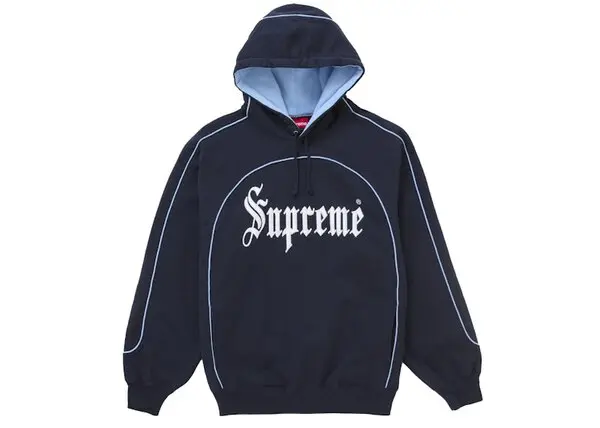 Supreme Curve Piping Hooded Sweatshirt
