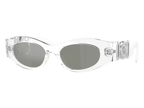Versace Oval Sunglasses - Crystal (ve4480u 148/30)