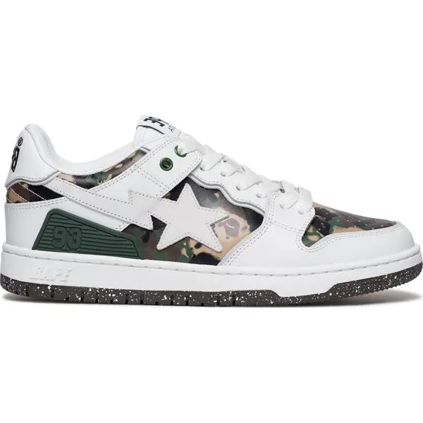 A BATHING APE Sk8 Sta #2in - White/camo