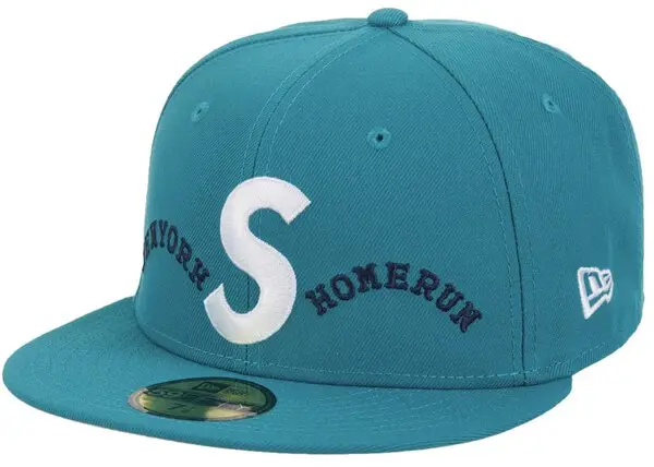 Supreme Homerun S Logo 59fifty Cap - Teal