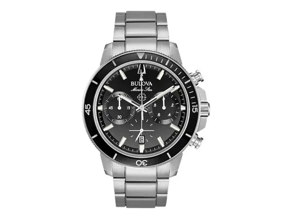 Bulova Marine Star Watch - Stainless Steel