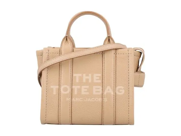 Marc Jacobs The Leather Crossbody Mini Tote - Camel