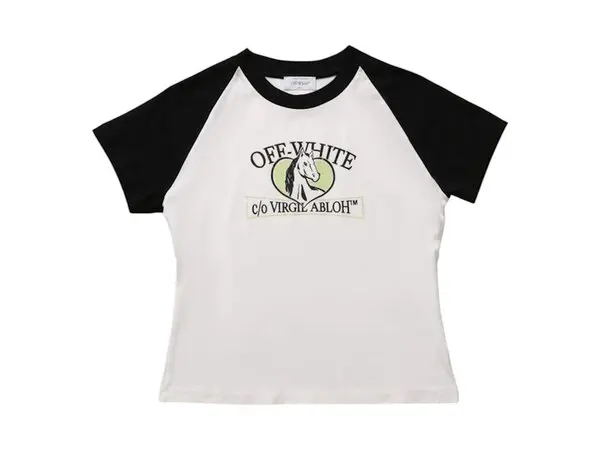 Off-White Off House Billboard Ragl Fit Tee Shirt - White/black