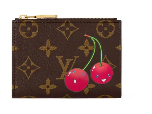 LOUIS VUITTON X Takashi Murakami Cherry Lisa Wallet - Brown Monogram