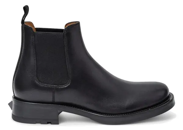Valentino Garavani Roman Stud Leather Ankle Boots
