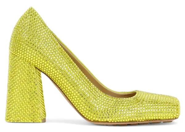 Bottega Veneta Crystal Embellished Tower Pumps