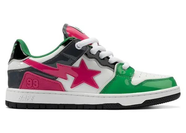 A BATHING APE Sk8 Sta #2 M1 Sneakers - Green