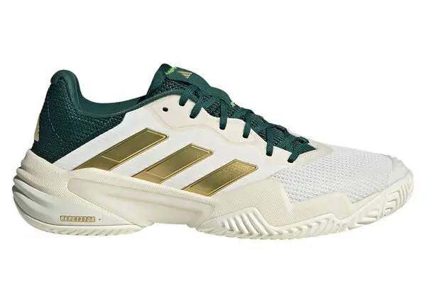 Adidas Barricade Sneakers - Core White/gold Metallic/collegiate Green