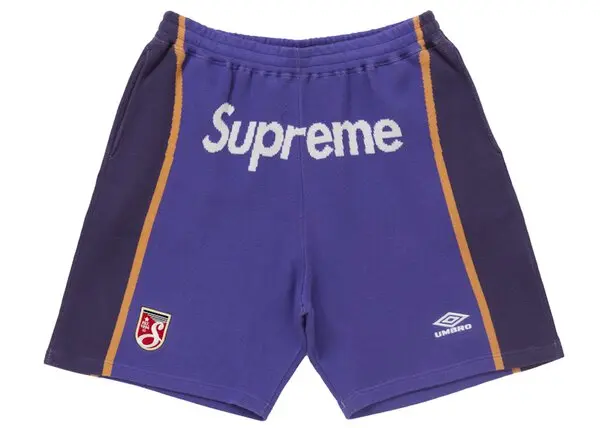Supreme Umbro Knit Soccer Shorts - Purple