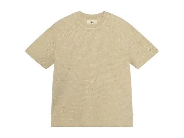 StÜssy Pigment Dyed Short Sleeve Thermal - Tan