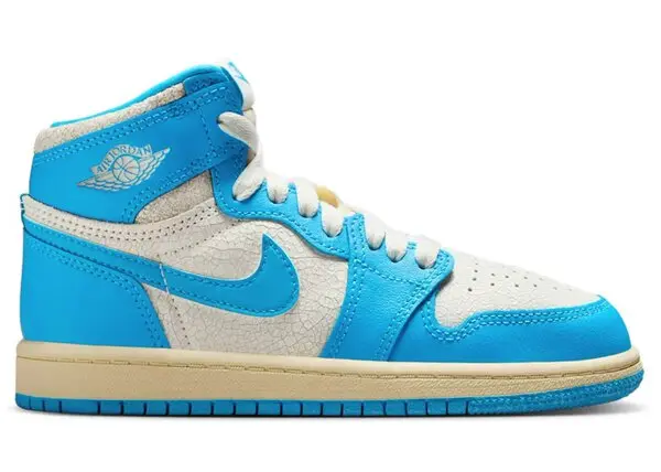 JORDAN 1 Retro High Og Unc Reimagined Sneakers - Dark Powder Blue/sail