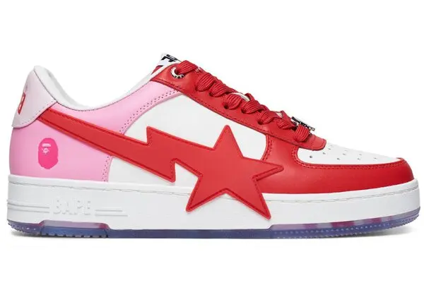 BAPE A Bathing Ape Sta Os Sneakers - Pink