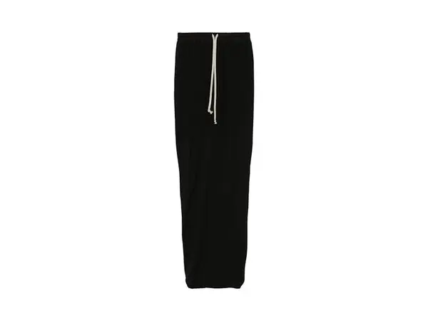 Rick Owens Jersey Pull On Pillar Skirt - Black