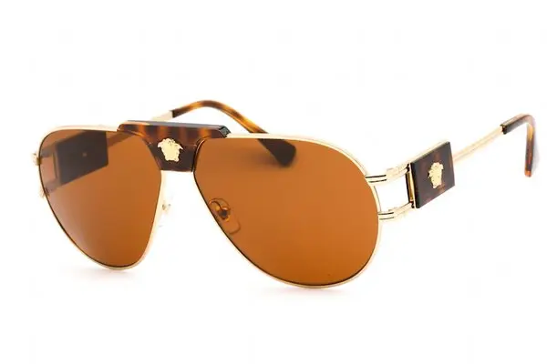 Versace Special Project Aviator Sunglasses - Gold (ve2252/147073)