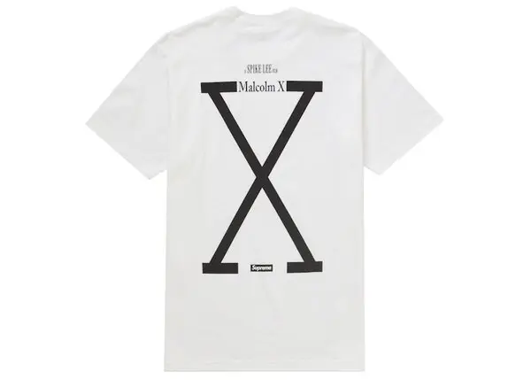 Supreme 40 Acres Malcolm X Tee Shirt - White