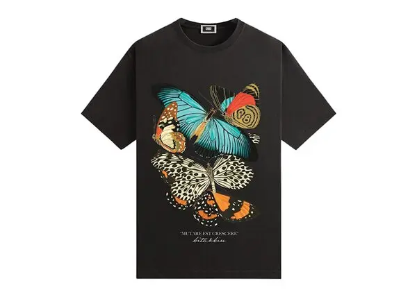 Kith Butterfly Vintage Tee Shirt - Black
