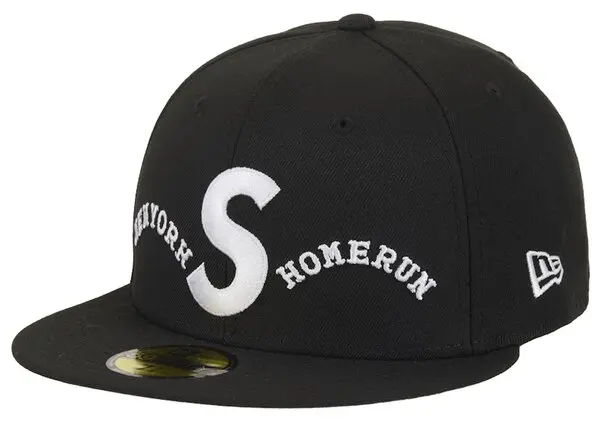 Supreme Homerun S Logo New Era 59fifty Cap - Black