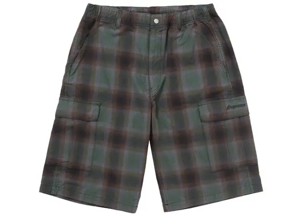 Supreme Shadow Plaid Cargo Short