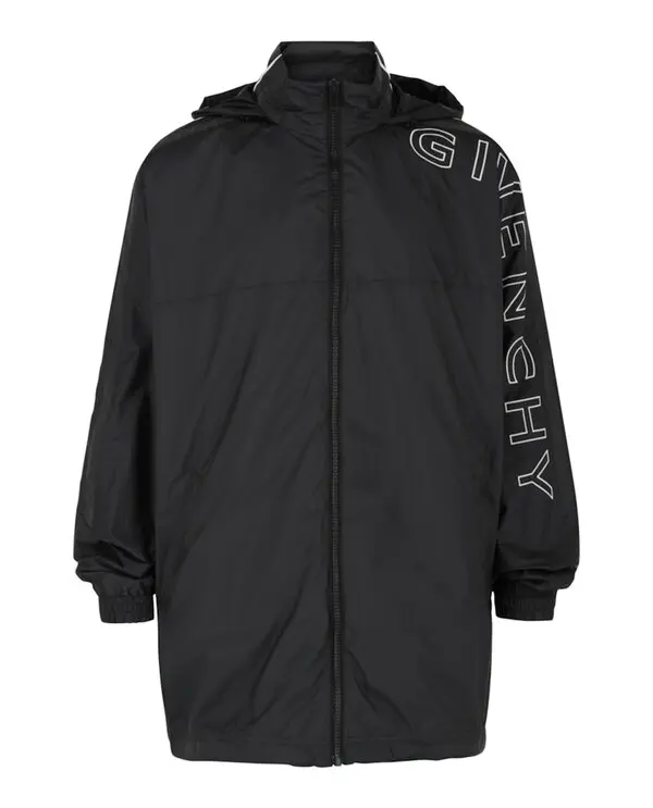 Givenchy Embroidered Logo Windbreaker - Black
