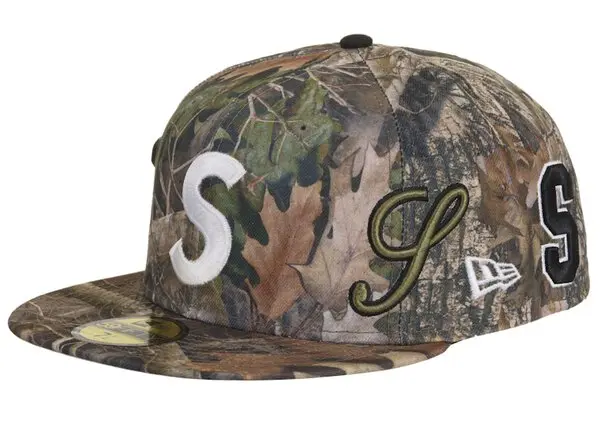 Supreme S Logo New Era 59fifty Fitted Cap - Camo
