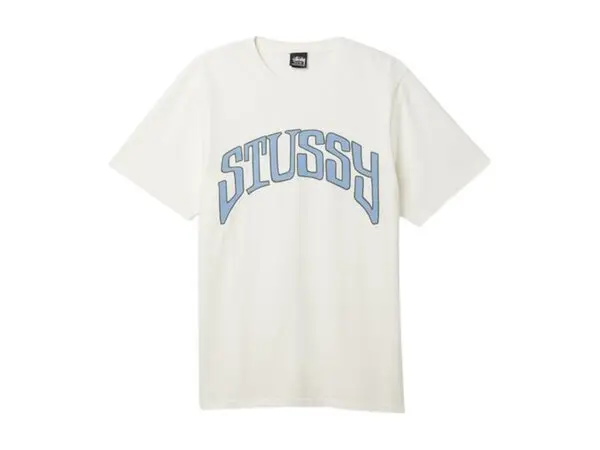 StÜssy Arched Pig. Dyed Tee Shirt - Natural