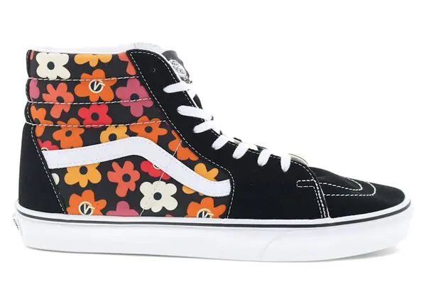 VANS Sk8-hi High-top Sneakers - Flower/black