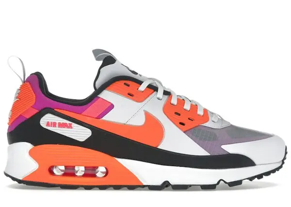 Nike Max 90 Drift Sunrise Sneakers - White/hyper Crimson/hyper Violet