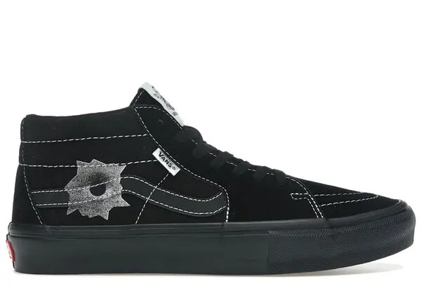 VANS Skate Grosso Mid Supreme X Nate Lowman Sneakers - Black