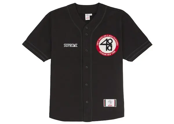 Supreme 40 Acres Twill Baseball Jersey