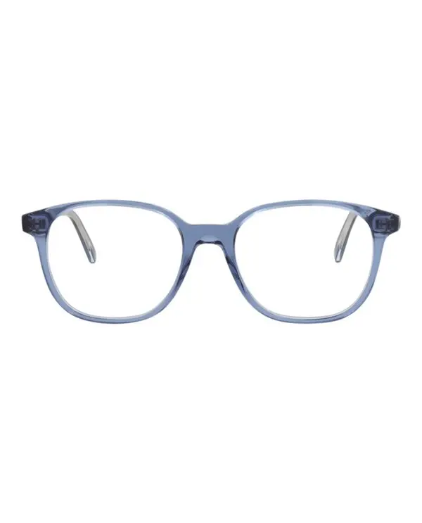 Dior Round Frame Acetate Optical Frames - Blue Blue Transparent (dm50048i/52/092)