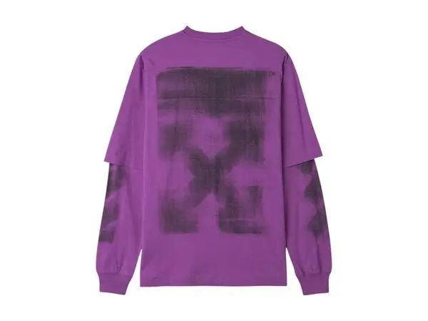 Off-White Double Layer Arrow Long Sleeve T-shirt