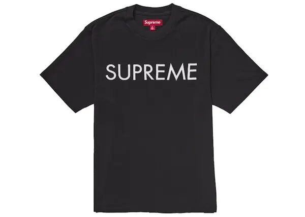 Supreme Capital Short Sleeve Top - Black