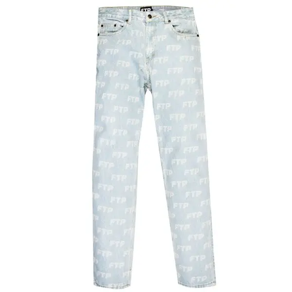 FTP All Over Denim Pant - Blue
