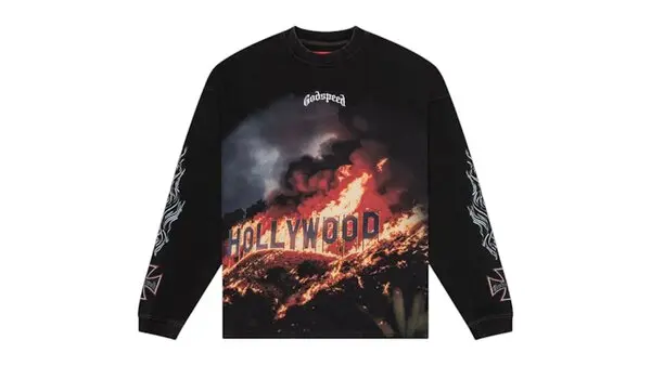 GODSPEED Hollywood Inferno Long Sleeve T-shirt - Black