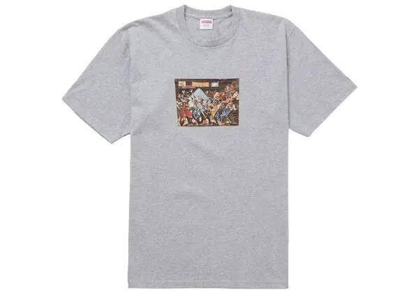 Supreme Ernie Barnes Tee Shirt - Heather Grey