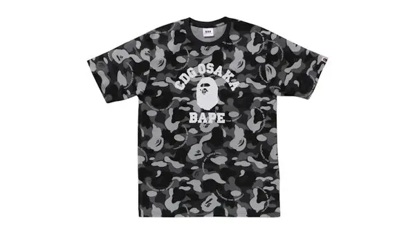 A BATHING APE X Cdg Osaka Camo College Tee Shirt