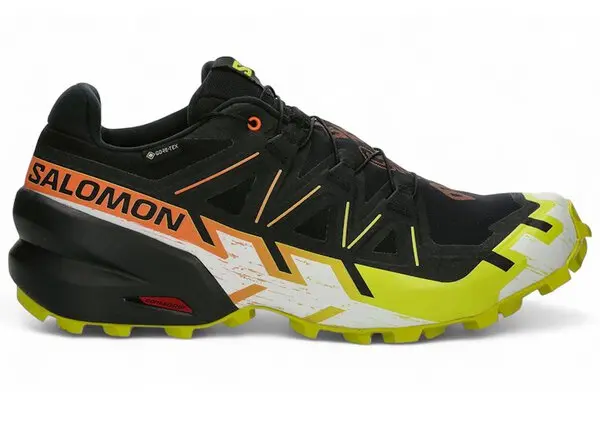 SALOMON Speedcross 6 Gore-tex Sneakers - Black/sulphur Spring/bird Of Paradise
