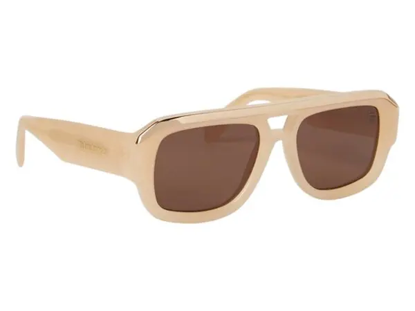 Palm Angels Stockton Sunglasses - Sand Brown (peri062s24pla0011764)