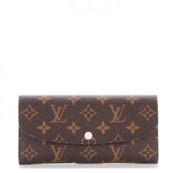 LOUIS VUITTON Wallet Emilie Monogram Brown/rose Ballerine - Multicolor