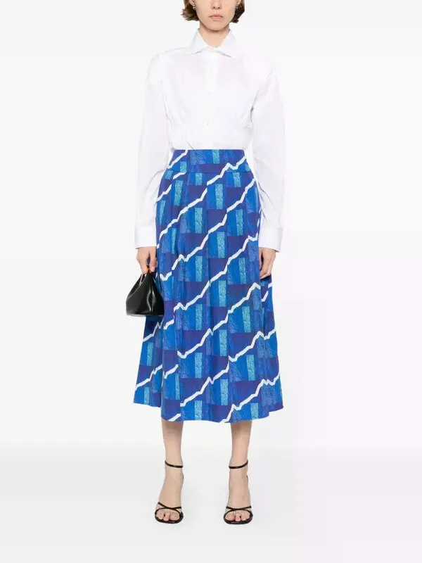 AGNÈS B. Graphic-print Skirt