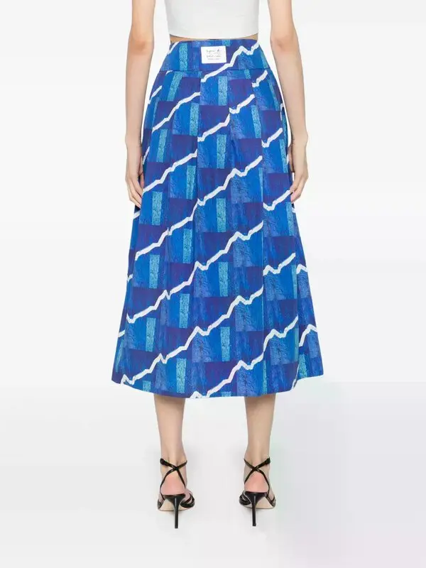 AGNÈS B. Graphic-print Skirt