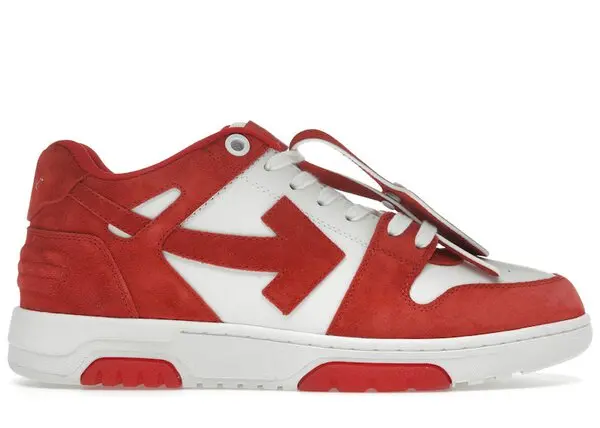 Off-White Ooo Low Top Sneakers - Brick Red/white