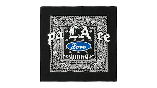 PALACE Logo Bandana - Black