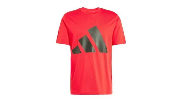 Adidas Essentials Big Logo Tee Shirt - Pure Ruby/black
