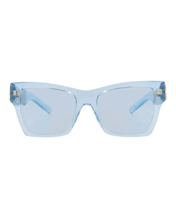 Givenchy Acetate Square Frame Sunglasses - Blue Blue Blue (gv40076i/54/84v)