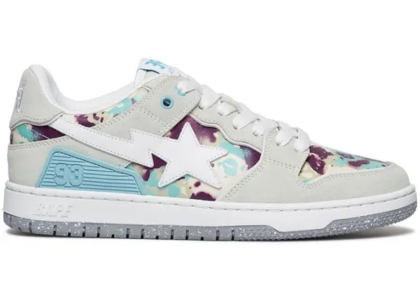A BATHING APE Sk8 Sta #3 Sneakers - Grey