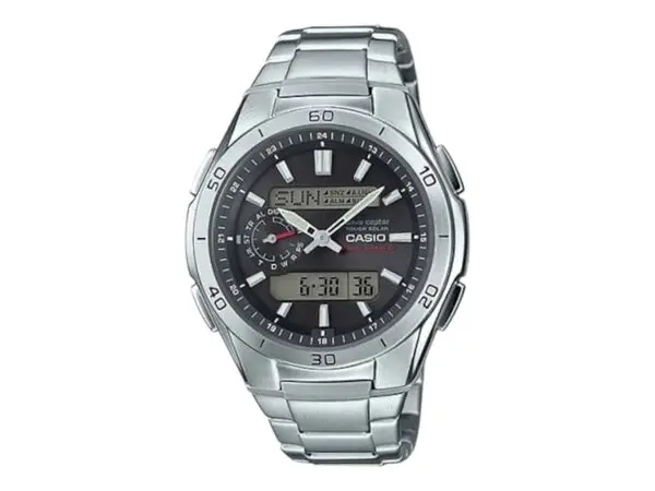Casio Solar Powered Analog Digital Watch - Stainless Steel